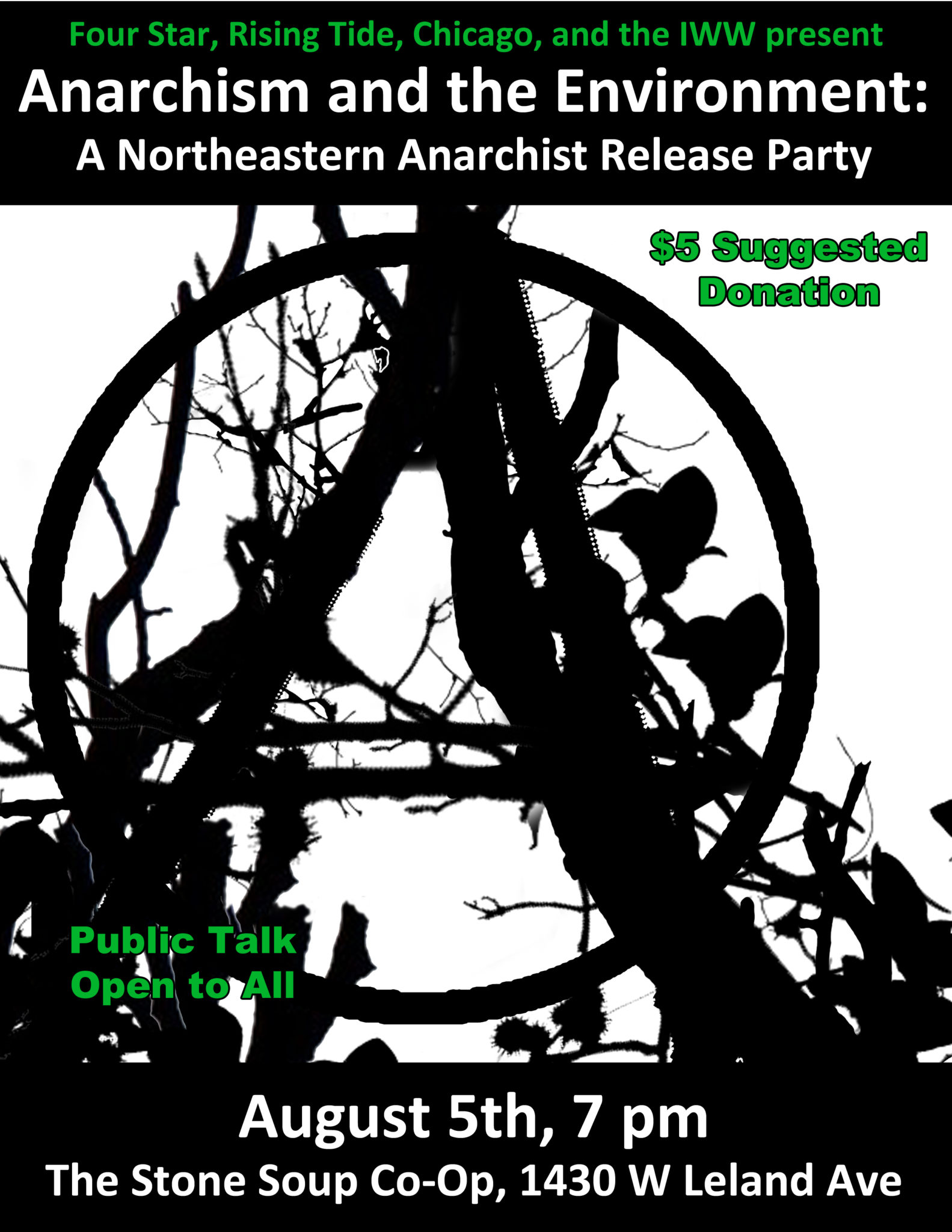 Anarchism and the Environment: A Northeastern Anarchist Release Party